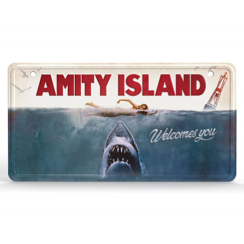 Jaws Metal Sign Movie Poster | MadGamer.cz