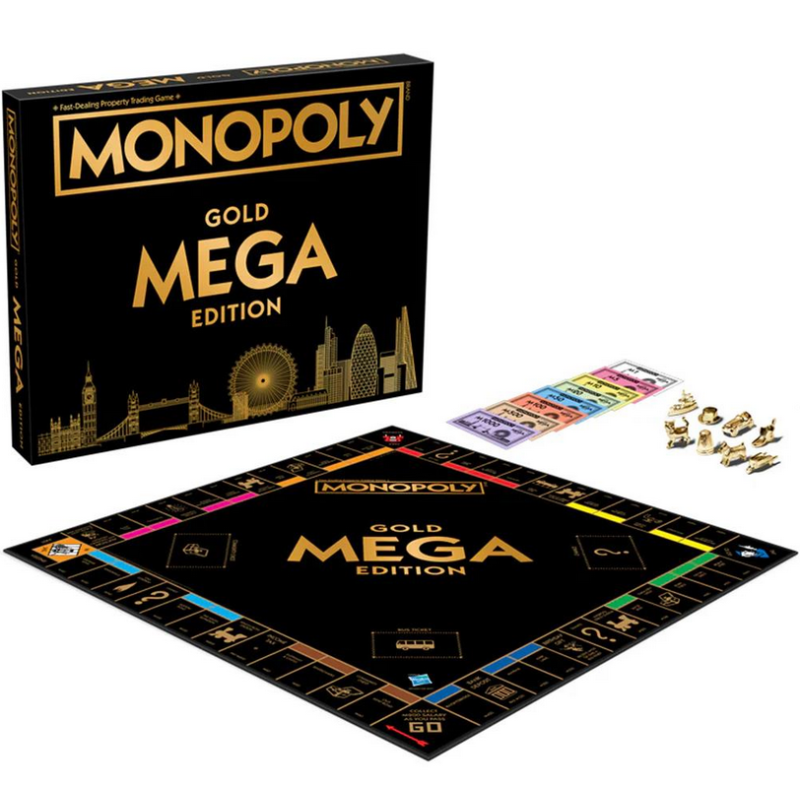 Gold Mega Edition stolová hra Monopoly (English Version) | stolová hra