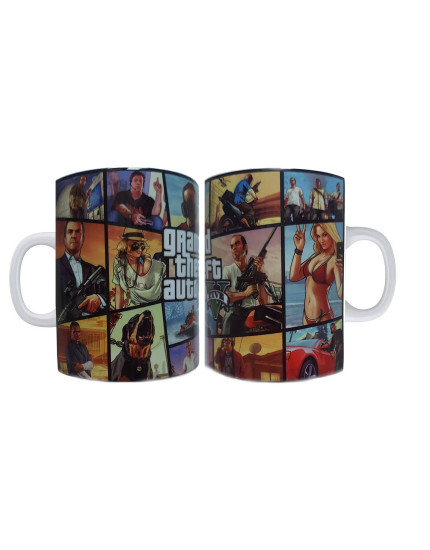 GTA 5 hrnček Collage | hrnček