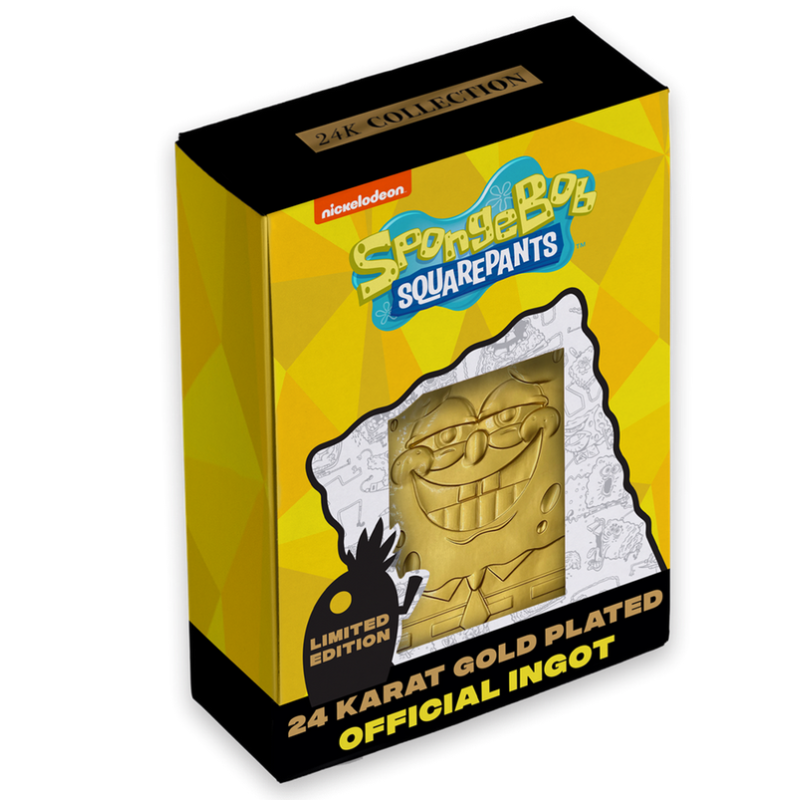 SpongeBob 24K Gold Plated Limited Edition Collectible | zberateľské ...