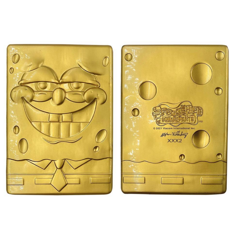 SpongeBob 24K Gold Plated Limited Edition Collectible | zberateľské ...